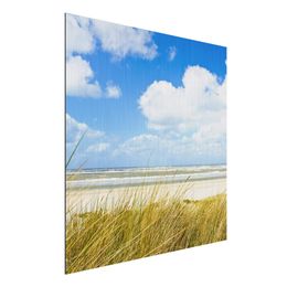 Bilderwelten Alu-Dibond Outdoor Bild An der Nordseek&uuml;ste Panorama
