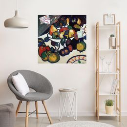 Bilderwelten Glasbild Kulinarisch modern bunt Glas Wandbild - Kasimir Malewitsch - Stillleben - Deko K&uuml;che