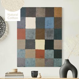 Bilderwelten Leinwandbild - Hochformat Paul Klee - Farbtafel