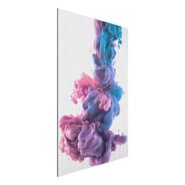 Bilderwelten Alu Dibond Outdoor Bild originell einzigartig Abstrakt wetterfest - Abstrakte fl&uuml;ssige Farbe - Deko Wohnzimmer Schlafzimmer