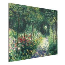 Bilderwelten Alu-Dibond Outdoor Bild Auguste Renoir - Frauen im Garten