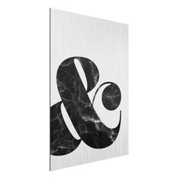 Bilderwelten Alu-Dibond Outdoor Bild Ampersand Marmor