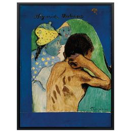 Bilderwelten Leinwandbild - Hochformat Paul Gauguin - N&egrave;greries Martinique