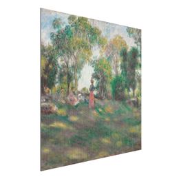 Alu-Dibond Kunstdruck Auguste Renoir - Landschaft mit Figuren