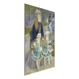 Alu-Dibond Kunstdruck Auguste Renoir - Mutter und Kinder