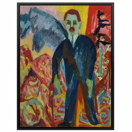 Bilderwelten Leinwandbild - Hochformat Ernst Ludwig Kirchner - Der Krankenw&auml;rter