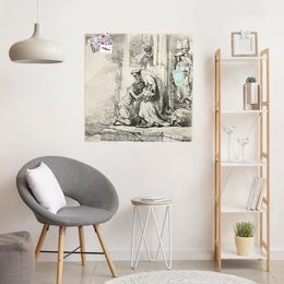 Bilderwelten Glasbild originell modern einzigartig Glas Wandbild - Rembrandt van Rijn - Die R&uuml;ckkehr des Sohnes - Deko Wohnzimmer Schlafzimmer