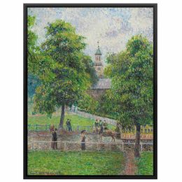 Bilderwelten Leinwandbild - Hochformat Camille Pissarro - Saint Anne's Church