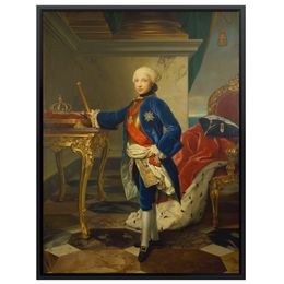 Bilderwelten Leinwandbild - Hochformat Anton Raphael Mengs - Ferdinand IV