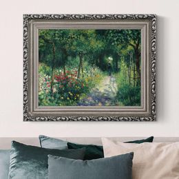 Bilderwelten Leinwandbild mit Barockrahmen Auguste Renoir - Frauen im Garten