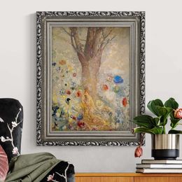 Bilderwelten Leinwandbild mit Barockrahmen Odilon Redon - Der Buddha