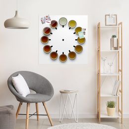 Bilderwelten Glasbild Kulinarisch modern einzigartig Glas Wandbild - Tea Time - Deko K&uuml;che