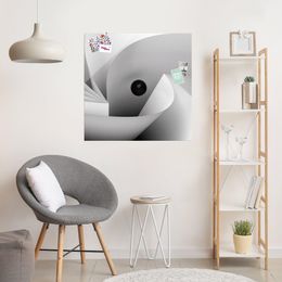 Bilderwelten Glasbild Motiv einzigartig Glas Wandbild - Big Eye - Deko Wohnzimmer Schlafzimmer