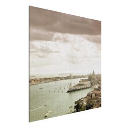 Bilderwelten Alu-Dibond Outdoor Bild Lagune von Venedig