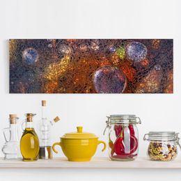 Bilderwelten Leinwandbild - Panorama Winter im Herbst