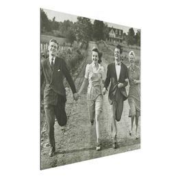 Bilderwelten Alu-Dibond Outdoor Bild Holding Hands