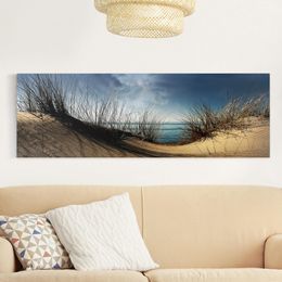 Bilderwelten Leinwandbild - Panorama Sandd&uuml;ne