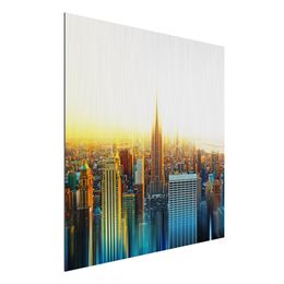 Bilderwelten Alu-Dibond Outdoor Bild Manhattan Abstrakt