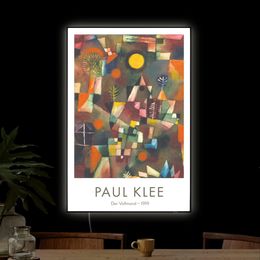 Bilderwelten LED-Wechselbild Paul Klee - Der Vollmond - Museumsedition