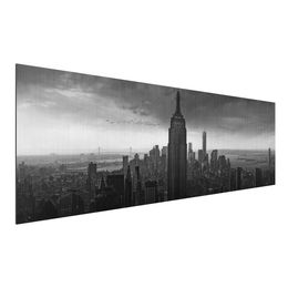 Bilderwelten Alu-Dibond Outdoor Bild New York Rockefeller View