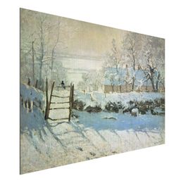 Alu-Dibond Kunstdruck Claude Monet - Die Elster
