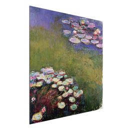 Bilderwelten Alu-Dibond Outdoor Bild Claude Monet - Seerosen
