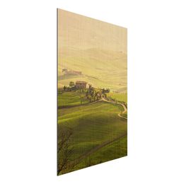 Bilderwelten Alu-Dibond Outdoor Bild Chianti Toskana