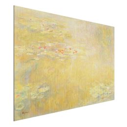 Bilderwelten Alu-Dibond Outdoor Bild Claude Monet - Seerosenteich