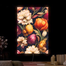 Bilderwelten LED-Wechselbild Warmes Bouquet