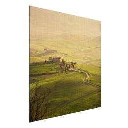 Bilderwelten Alu-Dibond Outdoor Bild Chianti Toskana