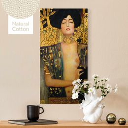 Bilderwelten Leinwandbild - Hochformat Gustav Klimt - Judith I