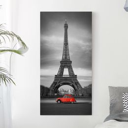Bilderwelten Leinwandbild - Hochformat Spot on Paris