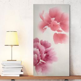 Bilderwelten Leinwandbild - Hochformat K&uuml;nstlerische Flora II