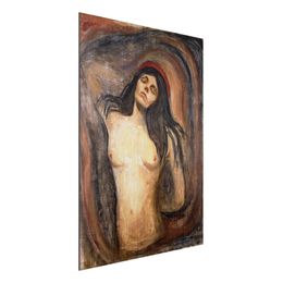 Bilderwelten Alu Dibond Outdoor Bild originell einzigartig modern wetterfest - Edvard Munch - Madonna - Erotik Wohnzimmer Schlafzimmer