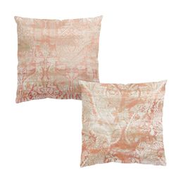 Bilderwelten Dekokissen Kissenbezug 2er Set beige Vintage - Ornamentgewebe Set II - Ornamente Sofakissen Bezug & F&uuml;llung in 40x40 50x50 60x60