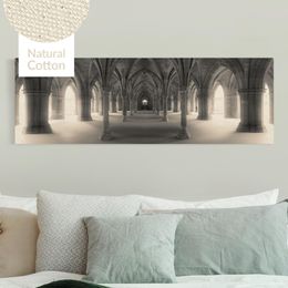Bilderwelten Leinwandbild - Panorama Historische S&auml;ulen