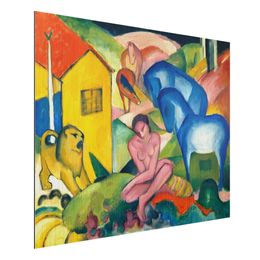 Bilderwelten Alu Dibond Outdoor Bild originell einzigartig modern wetterfest - Franz Marc - Der Traum - Deko Wohnzimmer Schlafzimmer