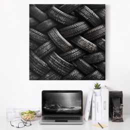 Bilderwelten Leinwandbild modern Kunstdruck Leinwanddruck - Feeling Tired - Wandbild XXL Wohnzimmer Schlafzimmer