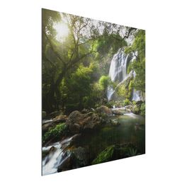 Bilderwelten Alu-Dibond Outdoor Bild Gebirgsbach