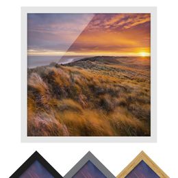 Natur & Landschaft Bild mit Rahmen Sonnenaufgang am Strand auf Sylt