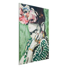 Bilderwelten Alu-Dibond Outdoor Bild Frida Kahlo - Collage No.3
