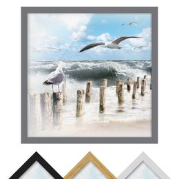 Bilderwelten Bild mit Rahmen - Quadrat No.YK3 Absolut Sylt