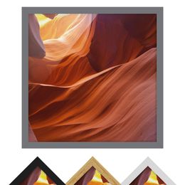 Bilderwelten Bild mit Rahmen - Quadrat Inner Canyon