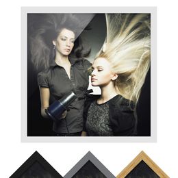 Bilderwelten Bild mit Rahmen Portrait einzigartig modern inkl. Rahmung - Beauty Salon - Deko Wohnzimmer Schlafzimmer