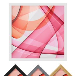 Bilderwelten Bild mit Rahmen - Quadrat Miracle Structure