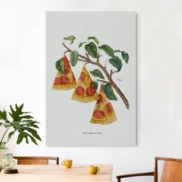 Bilderwelten Akustikbild Vintage Pflanze - Pizza