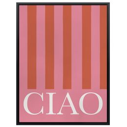 Bilderwelten Leinwandbild Pink Ciao