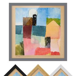 Bilderwelten Bild mit Rahmen - Quadrat Paul Klee - Mondaufgang