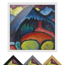 Bilderwelten Bild mit Rahmen - Quadrat Alexej von Jawlensky - Oberstdorf
