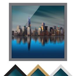 Bilderwelten Bild mit Rahmen - Quadrat New York World Trade Center